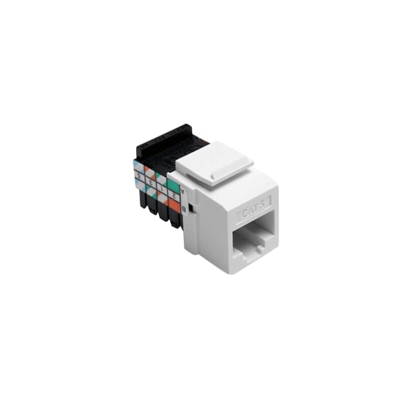 Leviton 1-Port Mod Jack 110 8W8P Utp, T568A/B Cat5 Quickport, Powersum ...