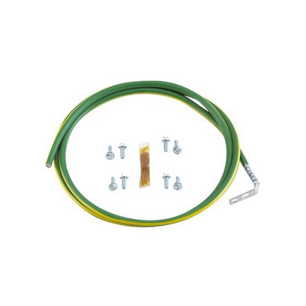 Panduit 60" JUMPER KIT; #6 AWG GREEN, WIRE WITH YELLOW, HORIZONTAL ...