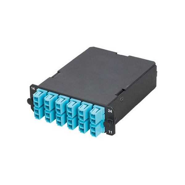 Panduit 6 LC DUPLEX ADAPTERS TO 1 MPO, 12 FIBER PRE-TERMINATED MPO FCX ...