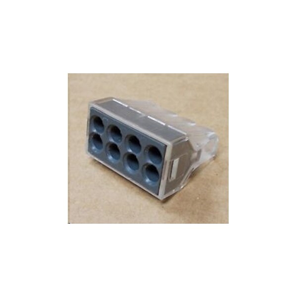 Wago 8 CONDUCTOR WALL-NUT GREY16-12 AWG STR COPPER / 18-12, PK 50 773 ...