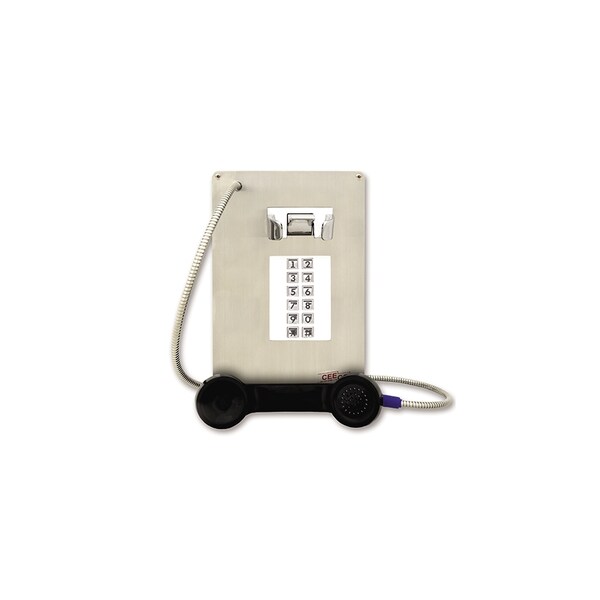 Ceeco AUTO DIAL TELEPHONE W/KEYPAD, VANDAL, STEEL, SPEED DIAL, FLUSH ...