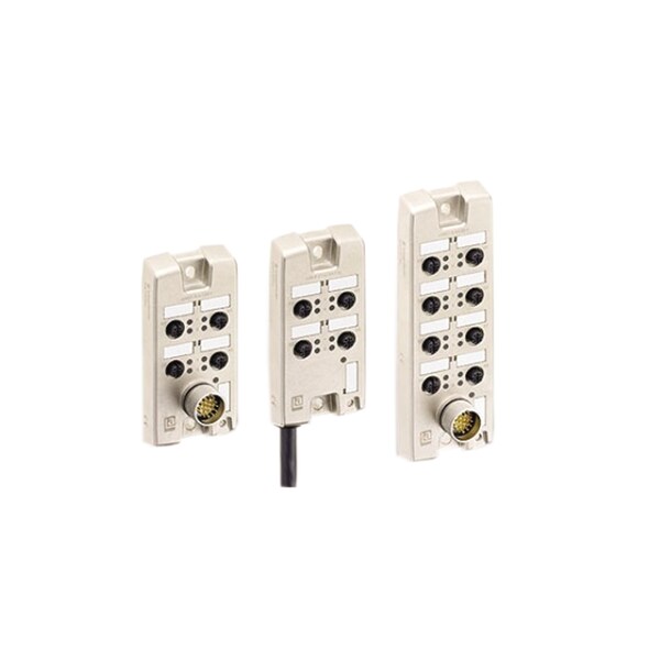 Lumberg Automation PASSIVE DISTRIBUTION BLOCK, 8 PORTS 2 CHANNEL WITH ...