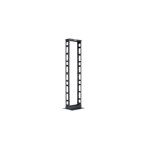 Panduit 2-POST RACK FLOOR MOUNT, 96.0"H X 20.3"W X 6"D CHANNEL, BLACK ...