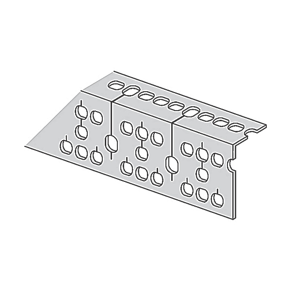 Abb Heavy-Duty Slotted Right Angle Channel, Steel RA 300 10 | Zoro