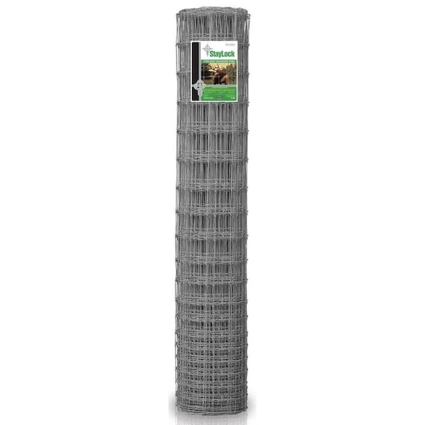 Rangemaster Staylock Fence, 330 ft L, 61 in H, 1212 Gauge, Steel ...
