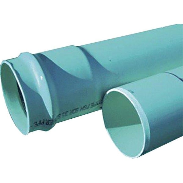 Genova JM Eagle Gravity Sewer Pipe, 6 in, 13 ft L, Push Fit, SCH 35 ...