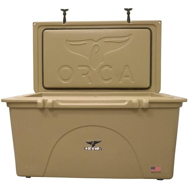 Orca Cooler, 140 qt Cooler, Tan, Up to 10 days Ice Retention ORCT140 | Zoro