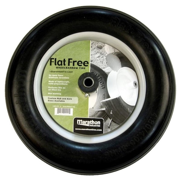 Mtd 0000 Wheelbarrow Wheel, 484 x 8 in Tire, 152 in Dia Tire, Ribbed ...