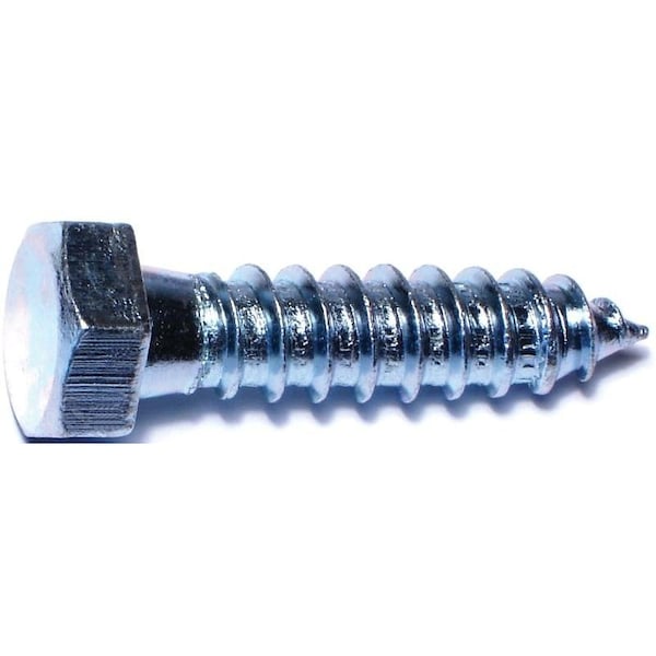 Midwest Fastener Lag Screw, #0, 2 in, Zinc Plated Hex 1330 | Zoro
