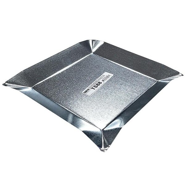 Tamlyn Formed Termite Shield, 8 in L, 8 in W, Steel, Galvanized TS88 | Zoro