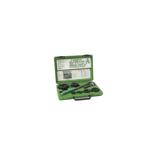 Greenlee Textron Greenlee 7238SB Knockout Kit, 3 Pieces, 1/2 - 2 in ...