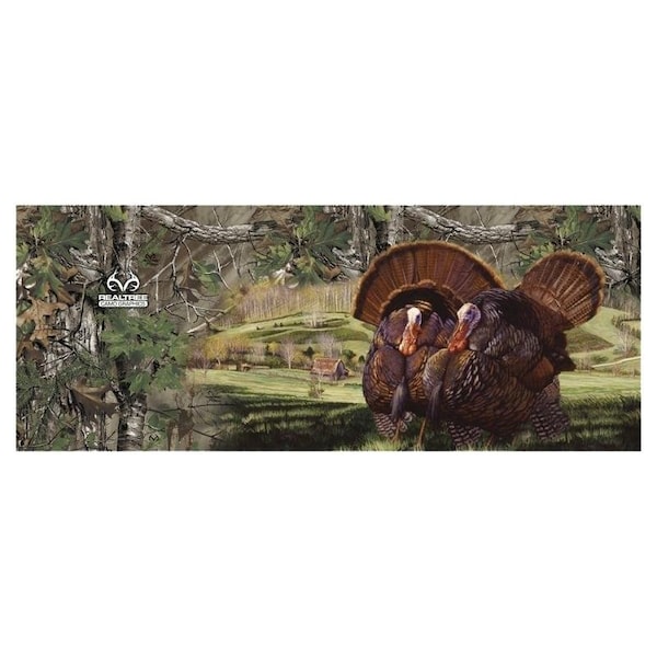 Realtree Tailgate Decal, Turkey with Xtra Camo, Vinyl Adhesive RTG5500 ...