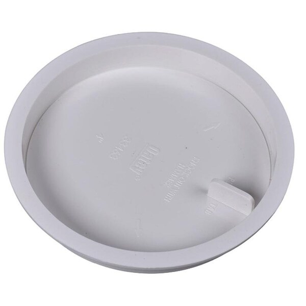 Oatey KnockOut 39103 Test Cap with Barcode, 4 in Connection, ABS, White ...