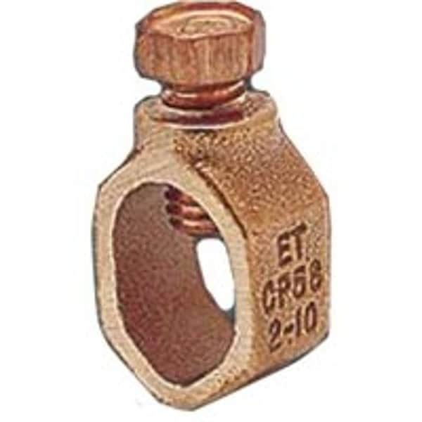 Erico nVent Ground Clamp, Clamping Range 12 to 58 in, 10 to 2 AWG Wire ...