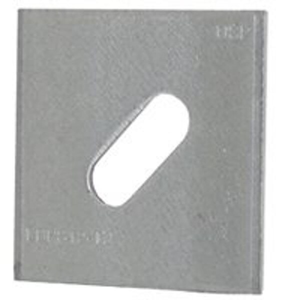 Mitek Slotted Bearing Plate, Steel, Zinc LBPS58-TZ | Zoro