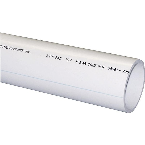 Genova JM Eagle Pipe, 4 in, 10 ft L, Solvent Weld, SCH 40 Schedule, PVC ...