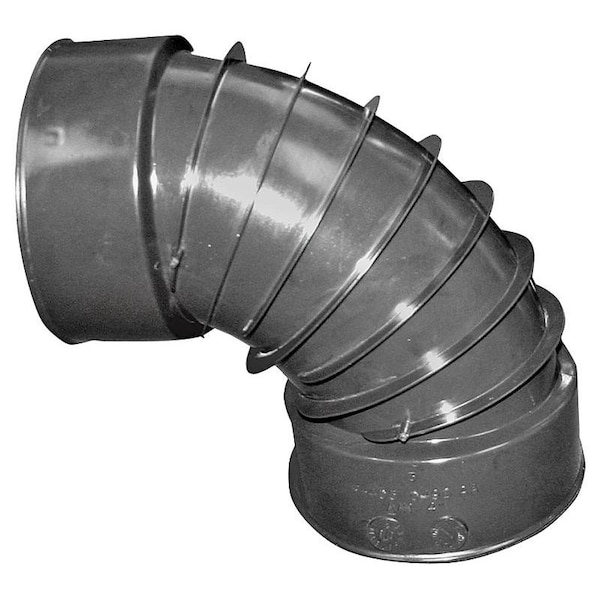 Hancor ADS Drain Pipe Elbow, 4 in, SnapLock, 90 deg Angle, Polyethylene ...