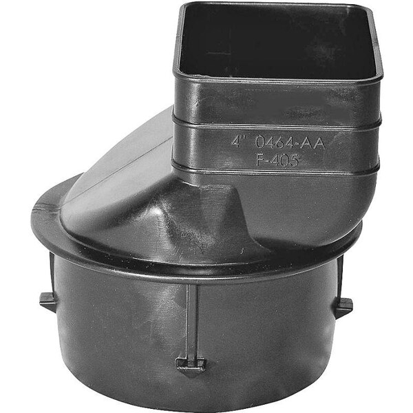 Hancor ADS Downspout Adapter, 4 x 314 x 212 in Connection, Pipe End ...