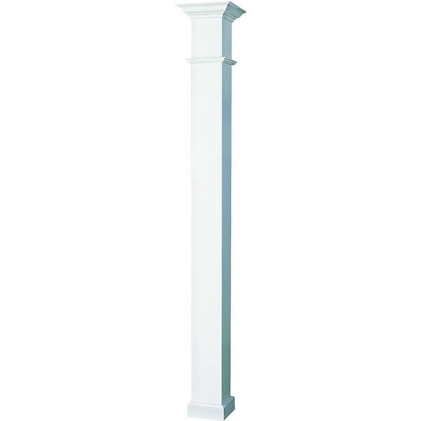 Afco COLUMN 8INX8FT WHT WELLINGTON 800WC0708 | Zoro