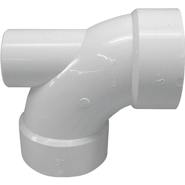 Genova IPEX Pipe Elbow with 2 in Low Heel Inlet, 3 in, Hub, 90 deg ...
