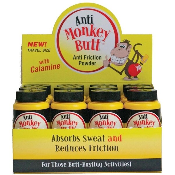 Anti-Monkey Butt 817015 AntiFriction Powder, Powder, 15 oz Bottle ...