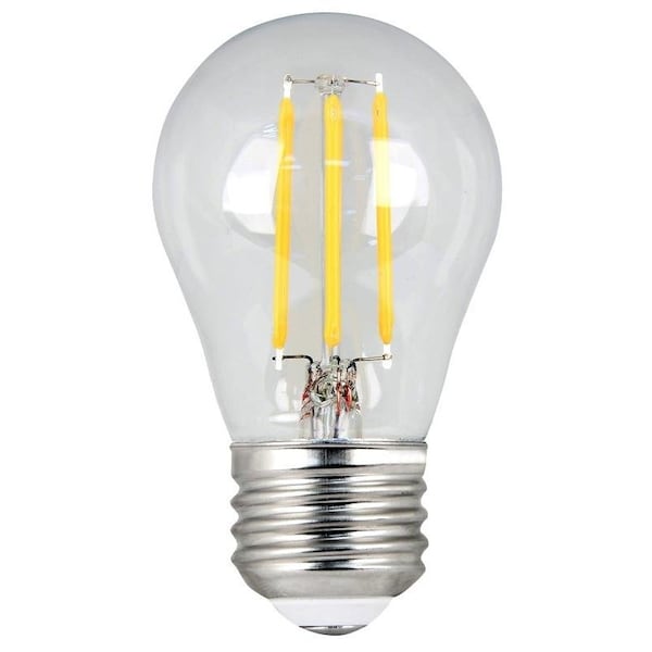 Feit Electric 2 LED Bulb, General Purpose, A15 Lamp, 60 W Equivalent ...