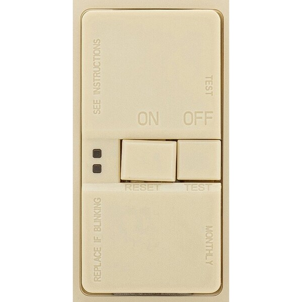 Eaton Wiring Devices GFCI Face Receptacle, 2 -Pole, 20 A, 125 V, Back ...