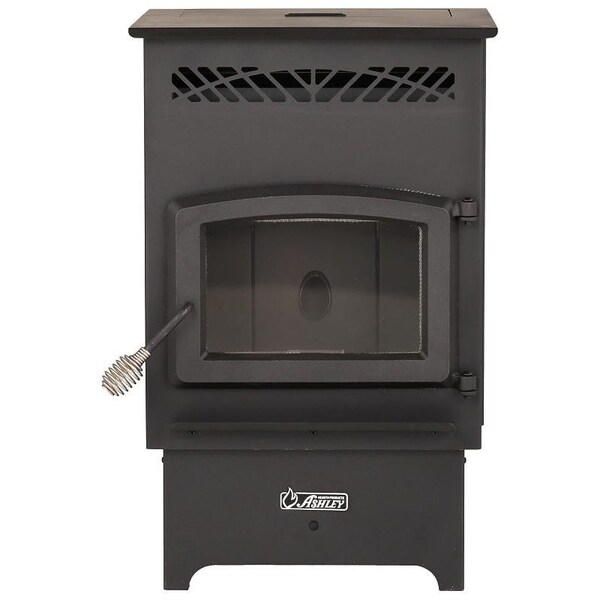 Ashley Pellet Stove, 21 in W, 2377 in D, 328 in H, 2200 sqft Heating ...