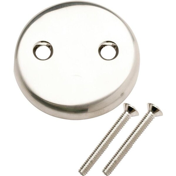 Plumb Pak Overflow Tub Face Plate, Brushed Nickel, For Bath Drains ...