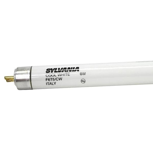 Sylvania Fluorescent Bulb, 6 W, T5 Lamp, Miniature G5 Lamp Base, 270 ...
