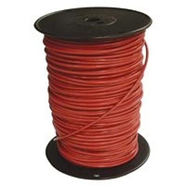 Southwire THHN Building Wire, Copper, 10 AWG, 1C, Red, Solid, 500 ft ...