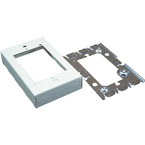 Legrand Wiremold Starter Box, 1 Gang, Metal, Ivory, Wall Mounting B5 | Zoro