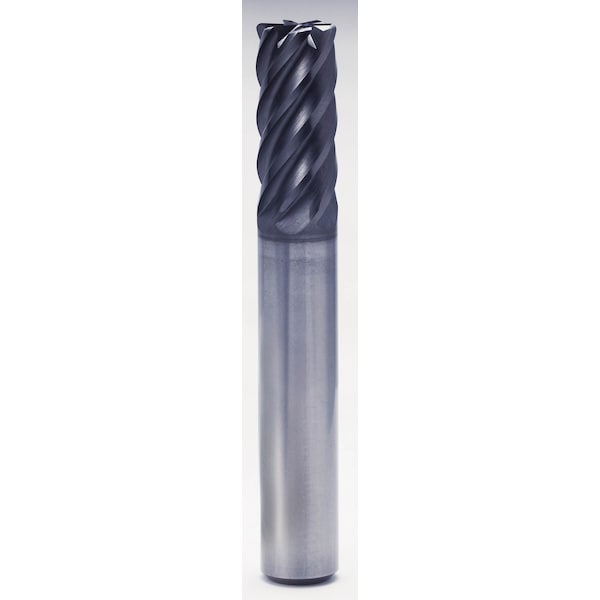 Yg-1 Tool V7 Plus A 6 Flute Multiple Helix Corner Radius Plain Shank ...