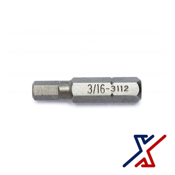 X1 Tools 3 Hex Driver Bit, 1 Long 100 Bits by X1 Tools, PK100 X1E-CON ...