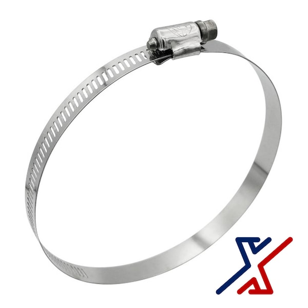 X1 Tools 6 inch Hose Clamp, 12PK X1E-CON-CLA-HOS-6000x12 | Zoro