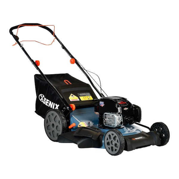 Senix 22 in 163 cc 4-Cycle Gas Powered RWD Self-Propelled Lawn Mower, 3 ...
