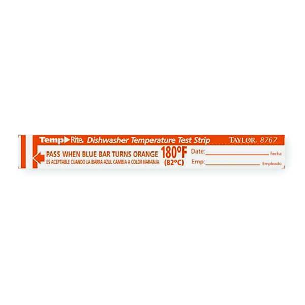Taylor Dishwasher Test Strip, PK25 8767 | Zoro