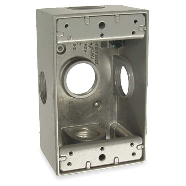 BELL Weatherproof Box,3/4 in Hub,4.5" (5332-0) | Zoro