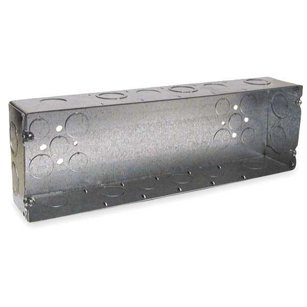 Raco Electrical Box, 150 cu in, Gang Box Type, 6 Gangs, Galvanized ...