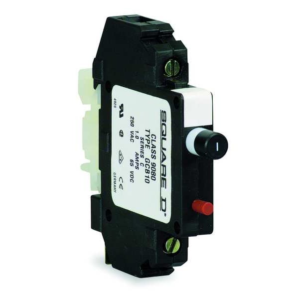SQUARE D 2A, 1 pole Thermal Magnetic Circuit Protector, NEMA TERMINAL ...