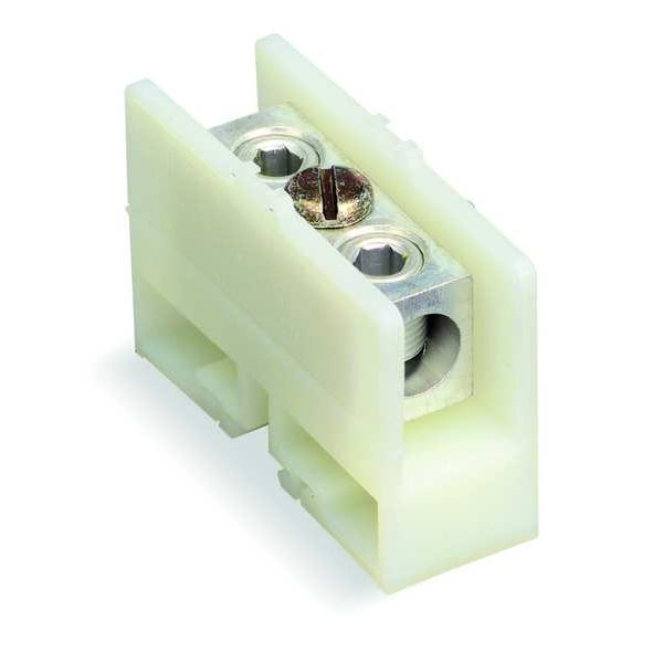 Square D Terminal Block, Solderless Box Lug, 1 Pole, 255 A, 600 V AC/DC ...