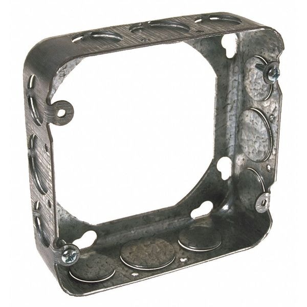 Raco Extension Ring, 2 Gangs, Galvanized steel, Square Box Type 250 | Zoro