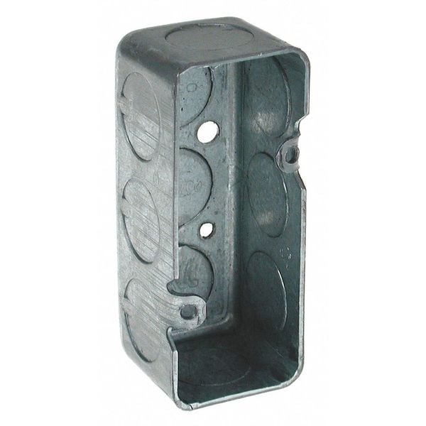Raco Electrical Box, 1 Gang, Galvanized Steel, Handy Box Type ...