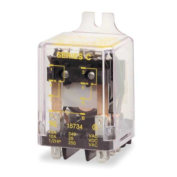 Schneider Electric Relay, 8Pin, DPDT, 10A, 24VAC 8501KFR12V14 | Zoro