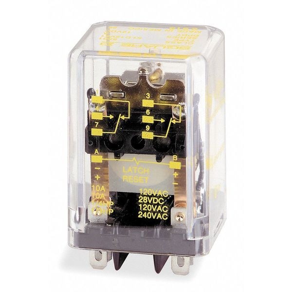 Square D Plug-In Relay, 12VDC Coil Volts, Square, 9 Pin, DPDT ...