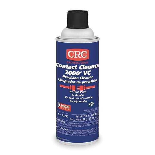 Crc Contact Cleaner, Aerosol Spray Can, 13 oz, Liquid 02240 | Zoro