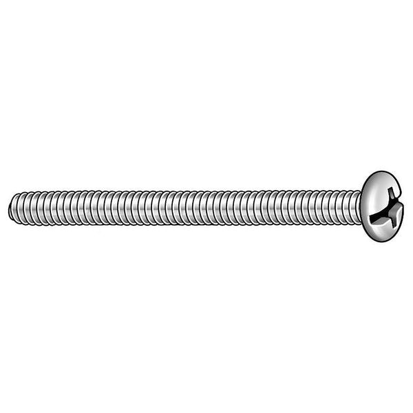 Zoro Select 10-24 x Combination Phillips/Slotted Round Machine Screw ...