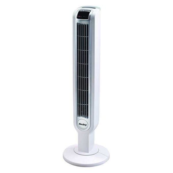 Air King 3-1/2" Blade Dia Tower Fan, Oscillating, 3 Speeds, 120VAC ...