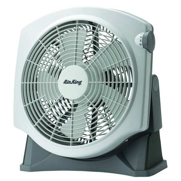 Air King 14" Window Fan, 3 Speeds, 120VAC, Pivoting Tilt Feature 9935 ...