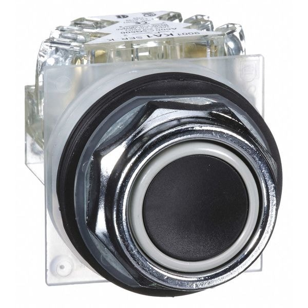 Schneider Electric Push Button Operator, 30 mm, SPDT, Black 9001KR1BH13 | Zoro